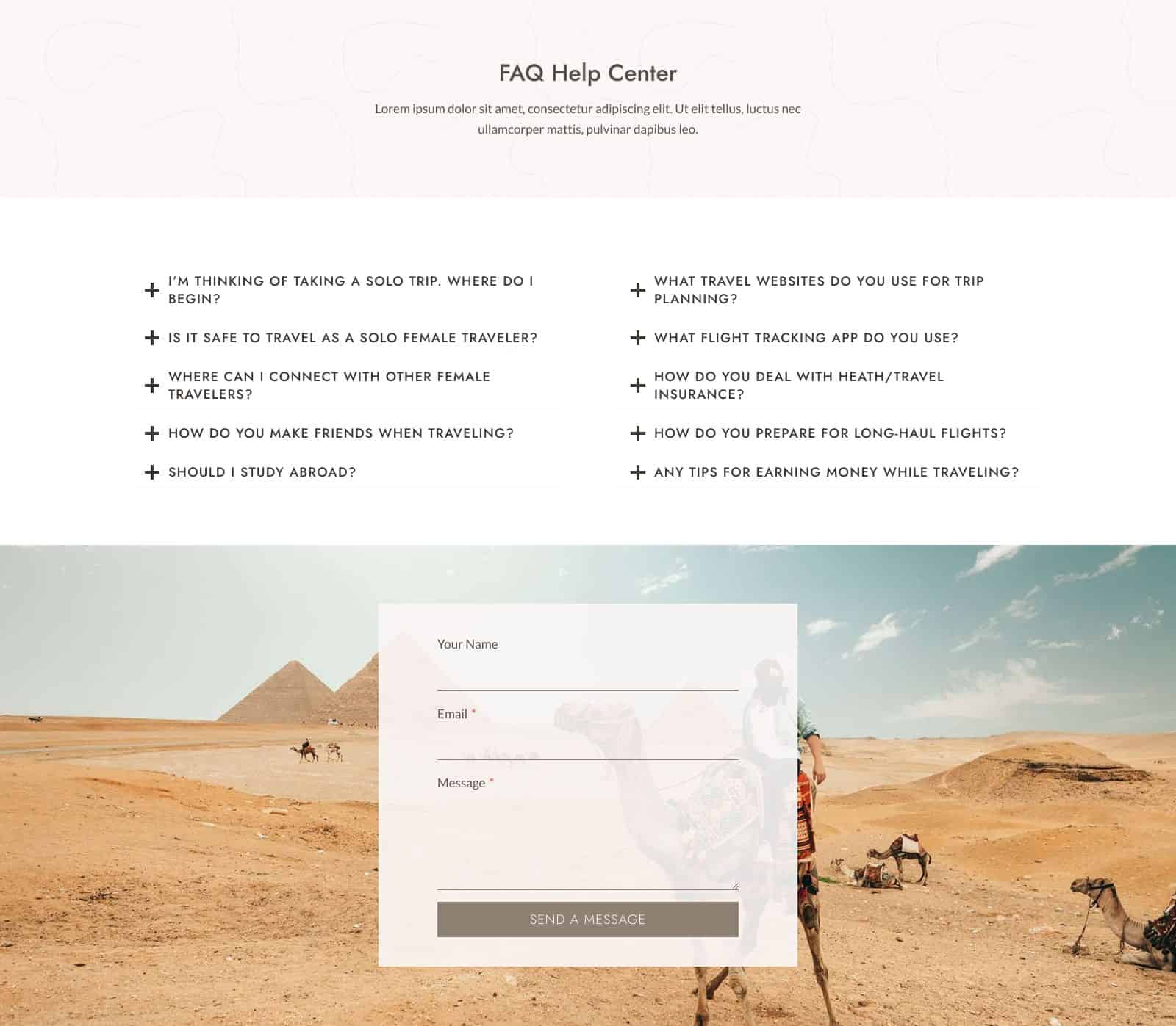 FAQ - Life And Lessons